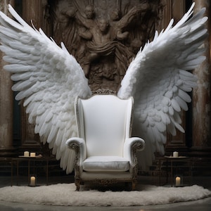 Digital Backdrop Extra Large Angel Wing Chairs! - Etsy