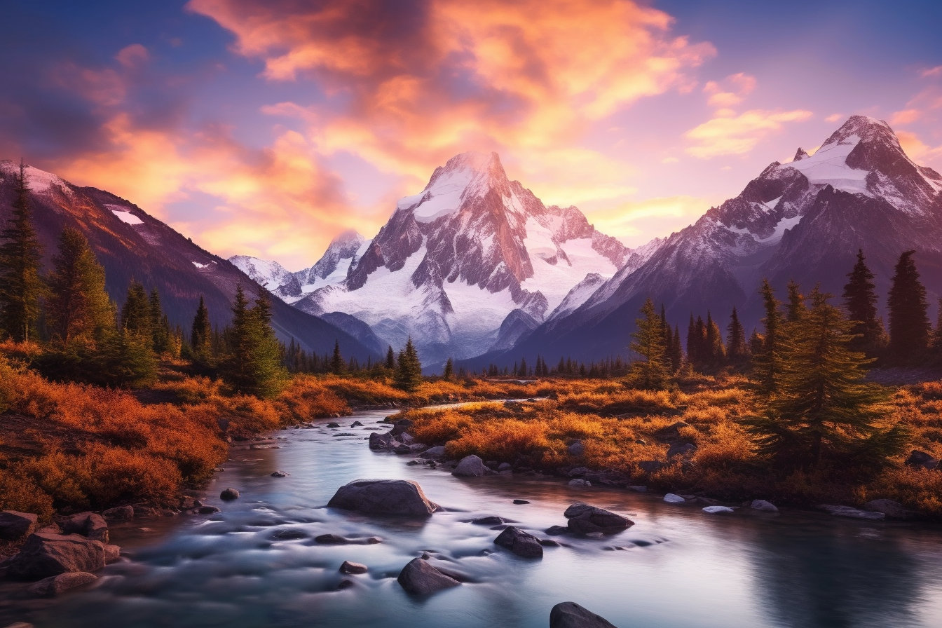 Digital Backdrop Majestic Mountain! - Etsy