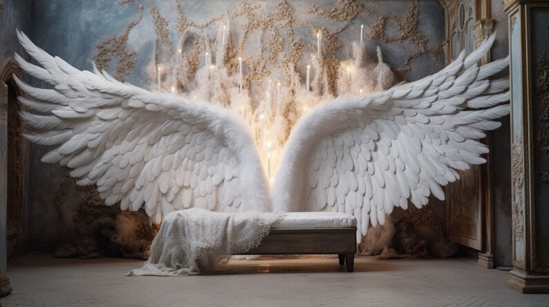 Digital Backdrop Extra Large Angel Wings Set 3! - Etsy