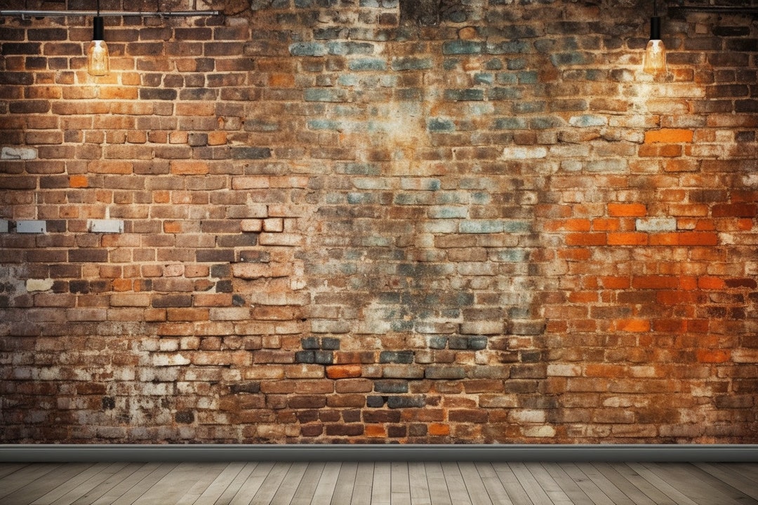 Digital Backdrop Captivating " Brick Wall Photo Studio" - Etsy