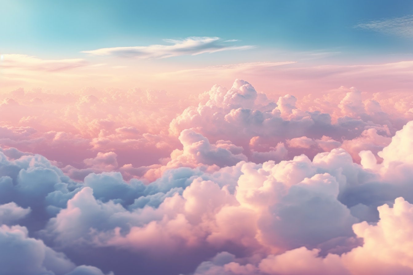 Digital Backdrop Captivating "dreamy Cloudscape" - Etsy