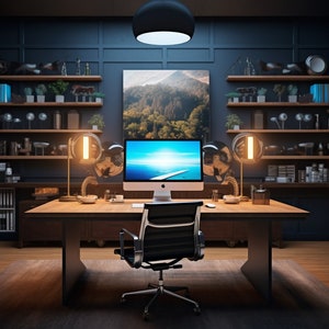 Digital Backdrop Captivating "office Space" - Etsy