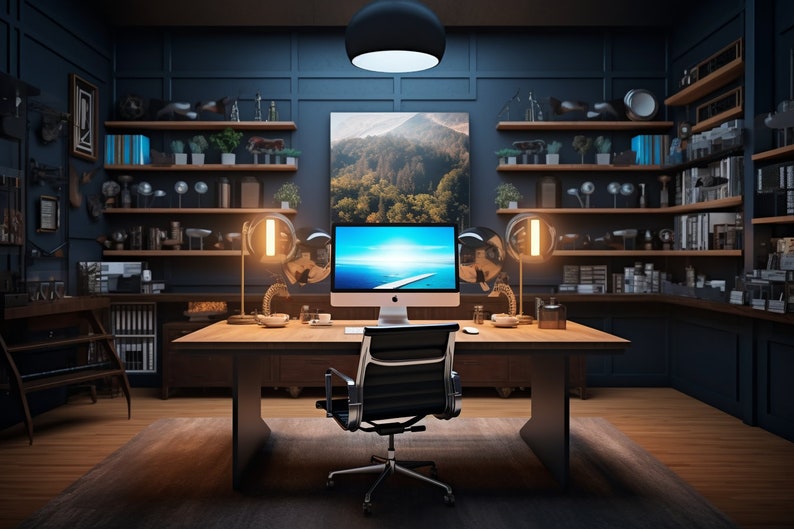 Digital Backdrop Captivating "office Space" - Etsy