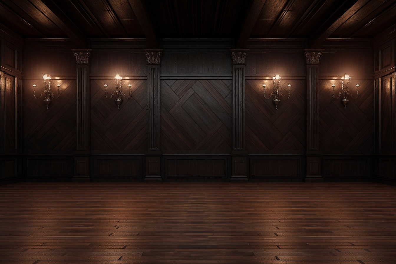 Digital Backdrop Exquisite Collection of "dark Wood Wall Paneling" - Etsy