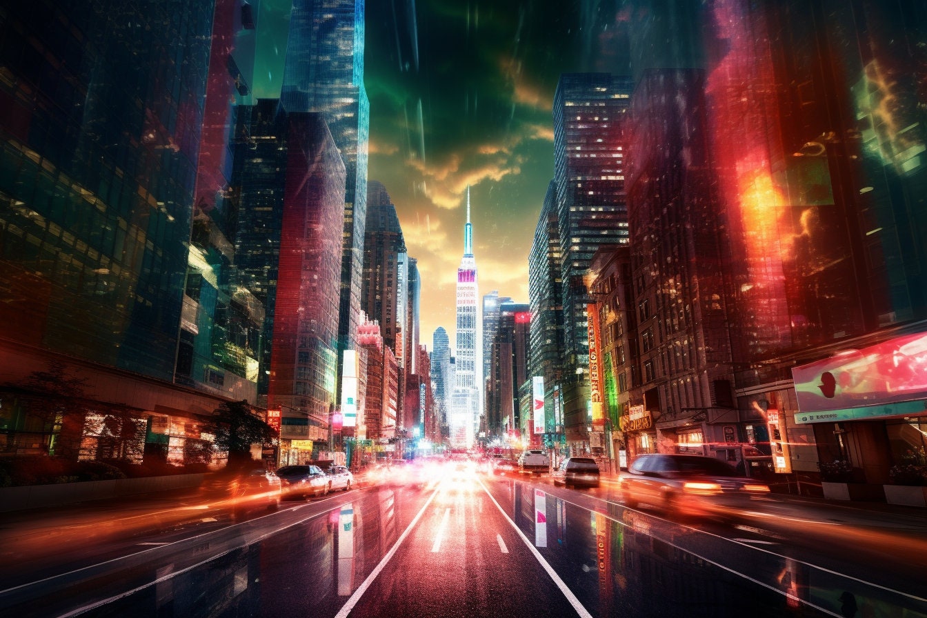 Digital Backdrop Captivating "urban Wonderland" - Etsy