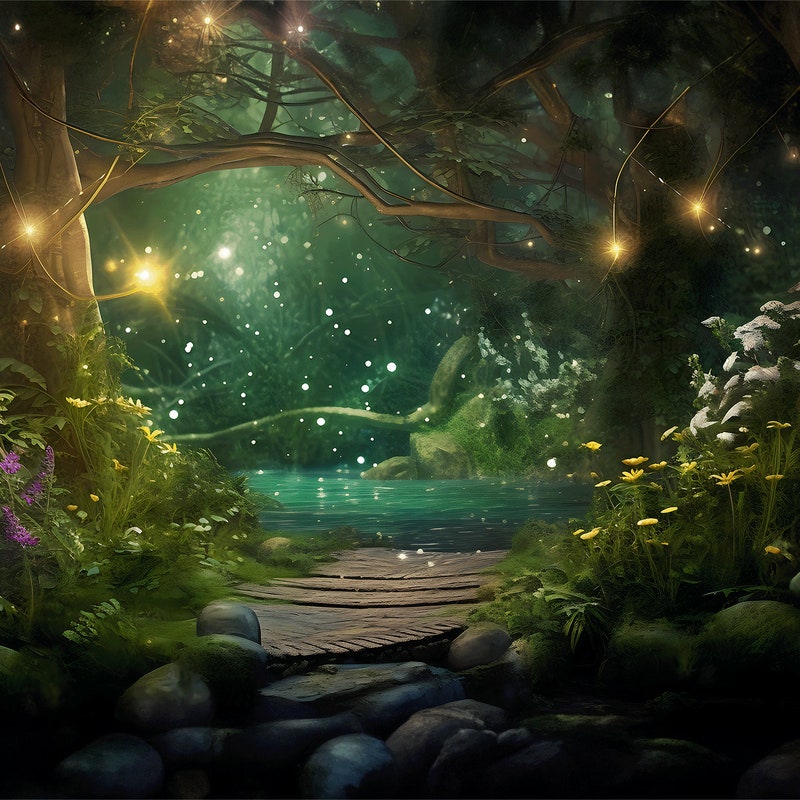 Realistic Forest Backdrop - Etsy