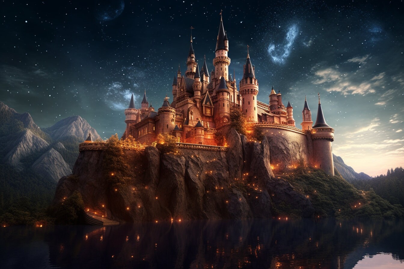 Digital Backdrop Fairy Tale Castle - Etsy