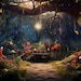 Digital Backdrop Enchanted Forest Escape - Etsy