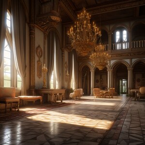 Digital Backdrop Fairy Tale Castle Study - Etsy