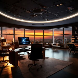 Digital Backdrop Captivating "office Space" - Etsy