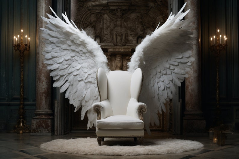 Digital Backdrop Extra Large Angel Wing Chairs! - Etsy