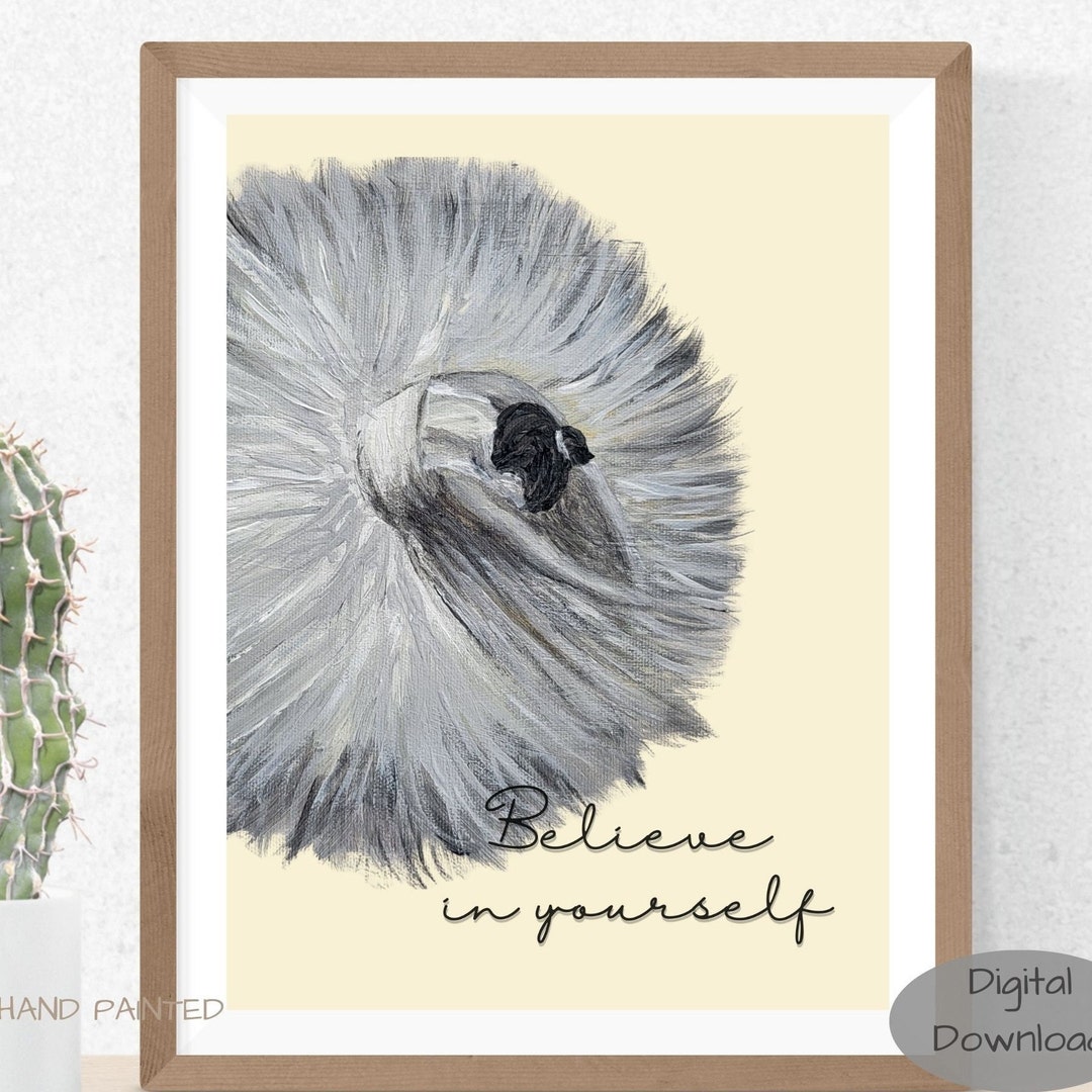 Ballerina Wall Art, Print, Printable, Ballet Dancer, Girl Bedroom ...