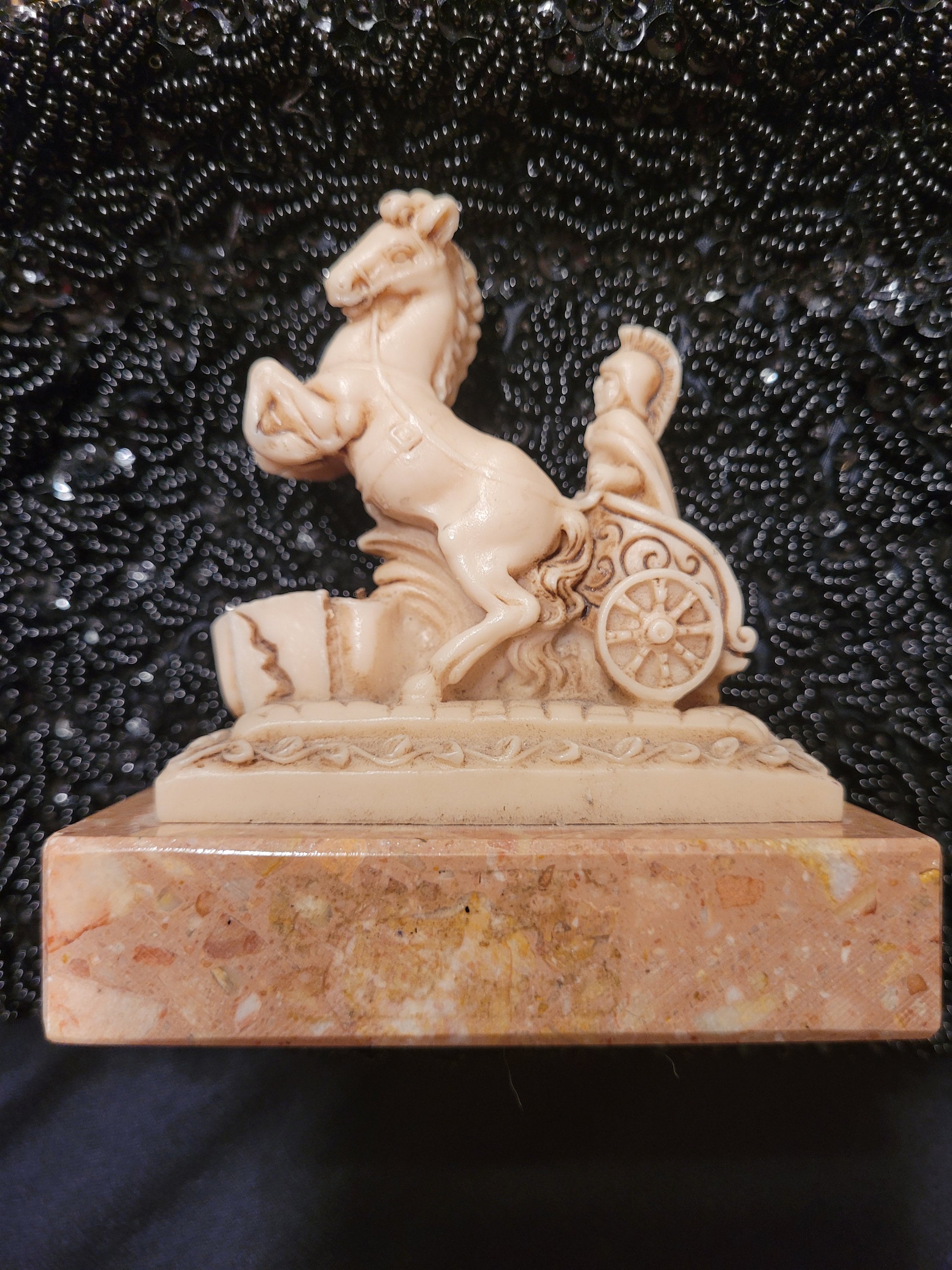 Vintage Roman Horse Chariot Soldier Gladiator Emperor Romulus ...