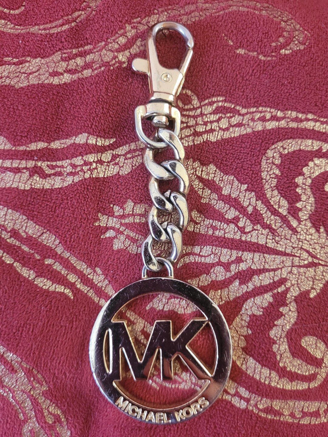 Michael Kors Hang Tag Key Handbag Charm Accessory Gold Plated Size ...
