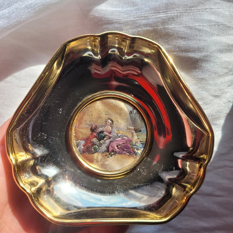 Gold Plated Sterling Dish - Etsy
