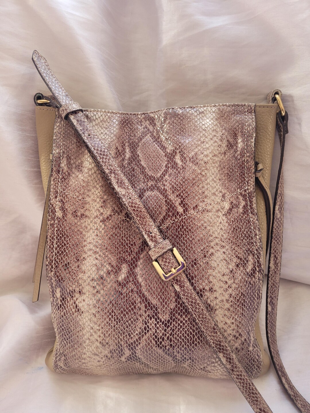 GILI Large Leather Tote Messenger Adjustable Crossbody Bag Purse ...