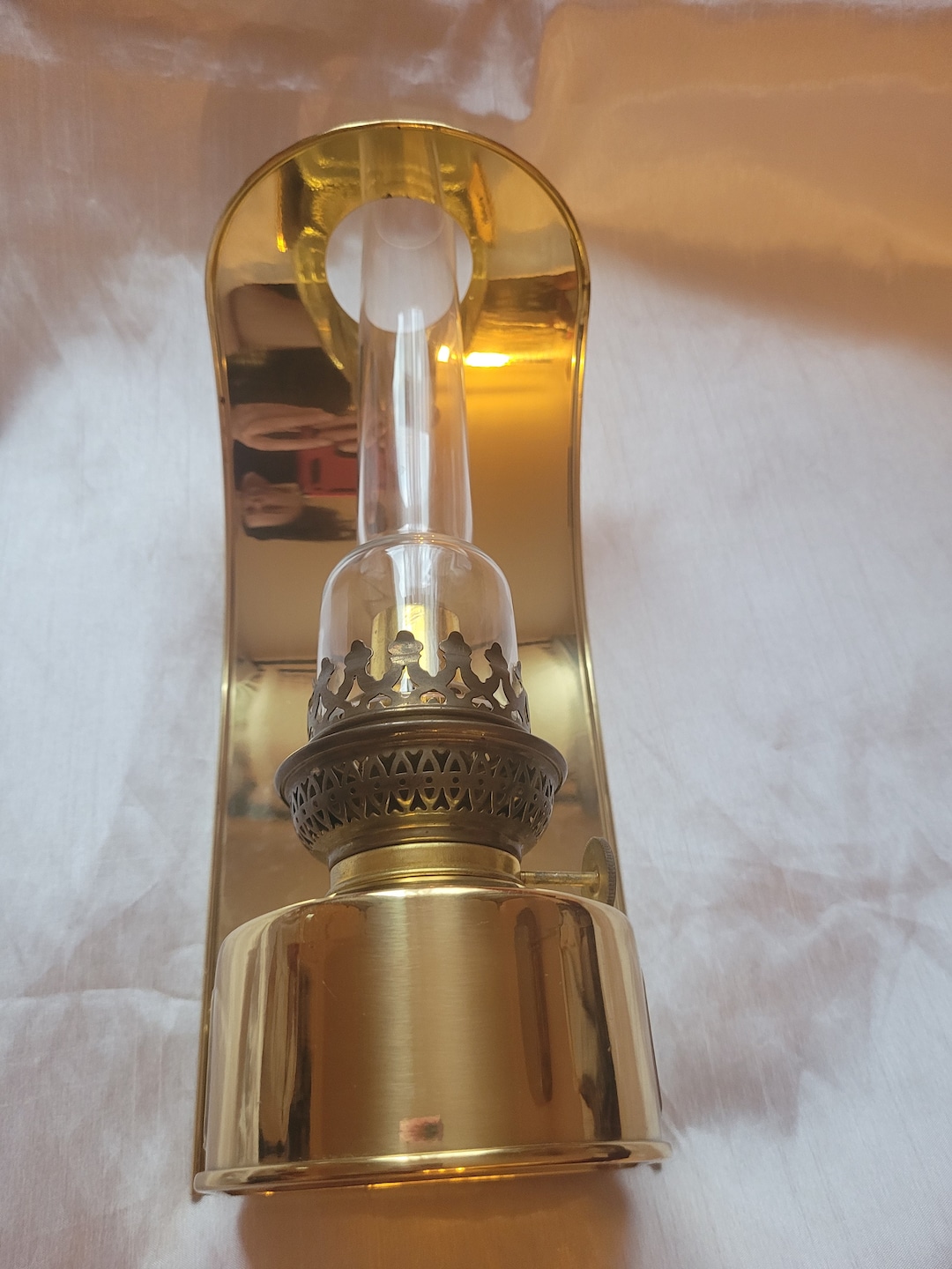 Vintage Rare D.H.R. Holland Den Haan Rotterdam Brass, Hurricane Lamp ...