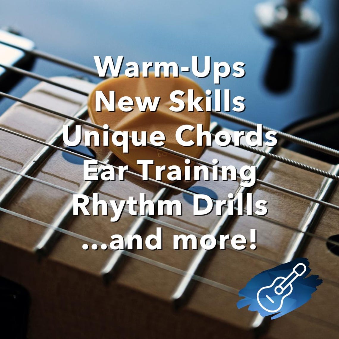 26 Guitar Exercises: Warmups, Scales, Chords, Ear Training (printable ...