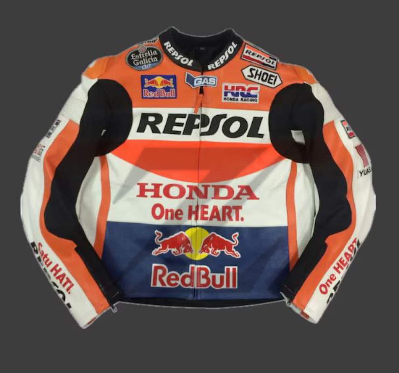 HONDA REPSOL Motorbike Leather Racing and Streetwear Jacket,best Gift ...
