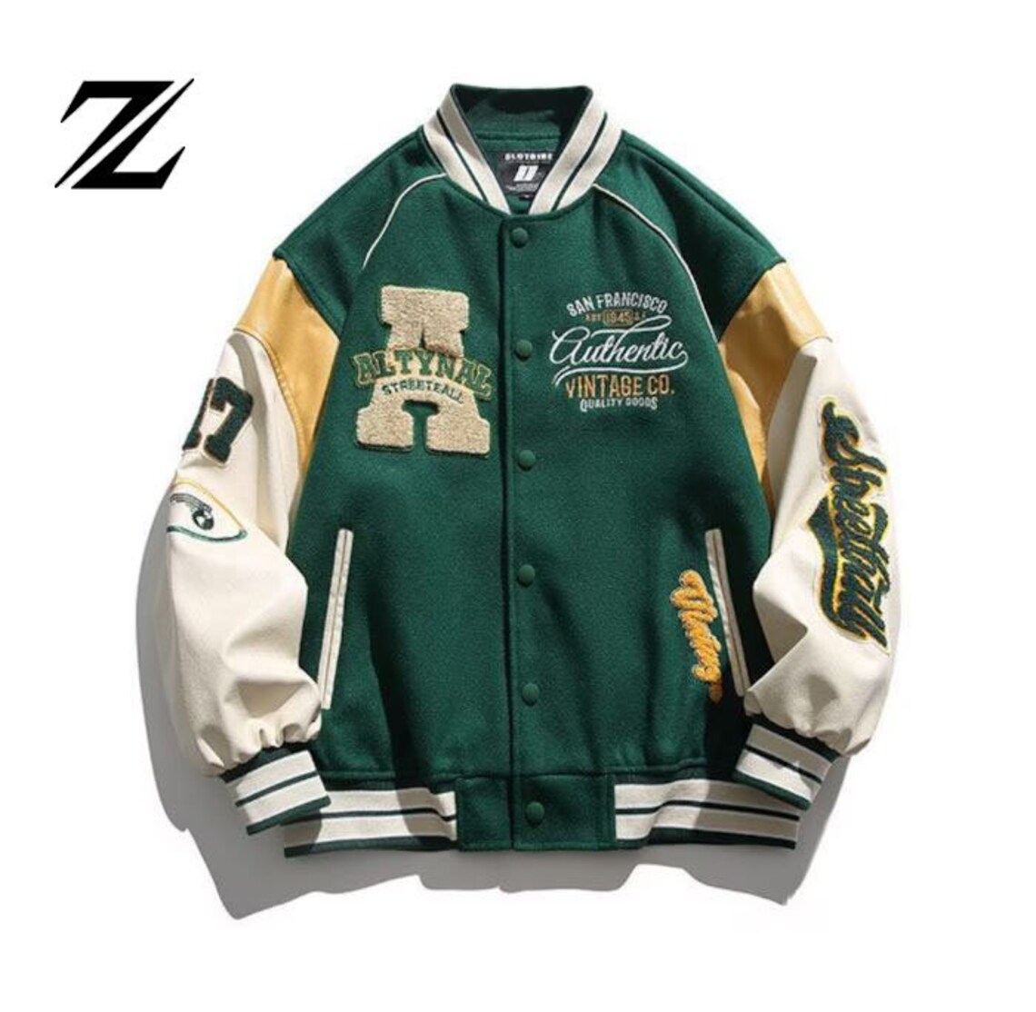 Embroidered Letterman Varsity Jacket • Gift for Friend • Letterman ...