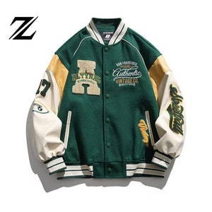 Embroidered Letterman Varsity Jacket • Gift for Friend • Letterman ...