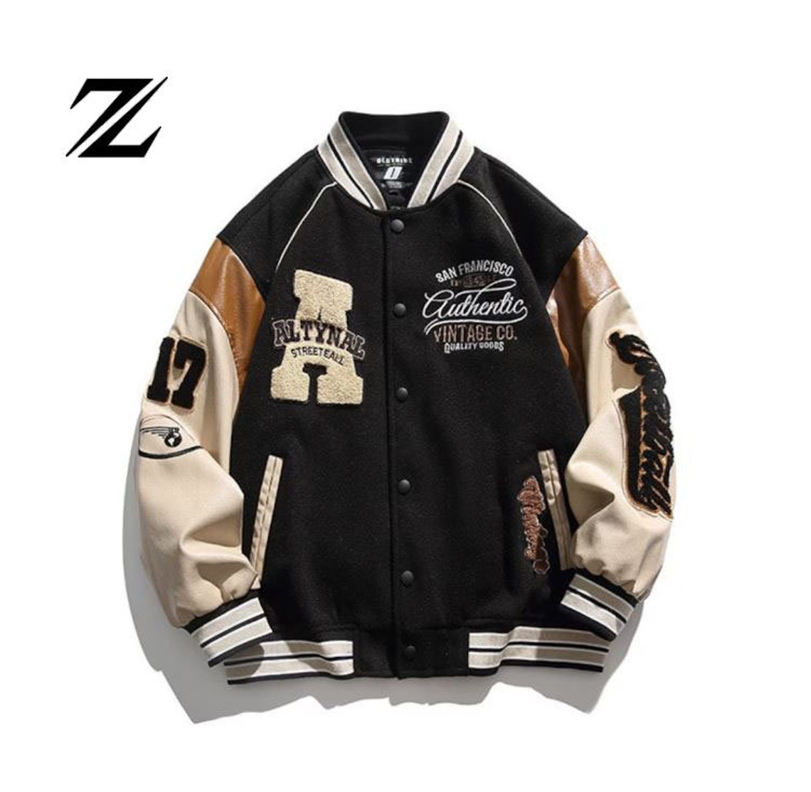 Embroidered Letterman Varsity Jacket • Gift for Friend • Letterman ...