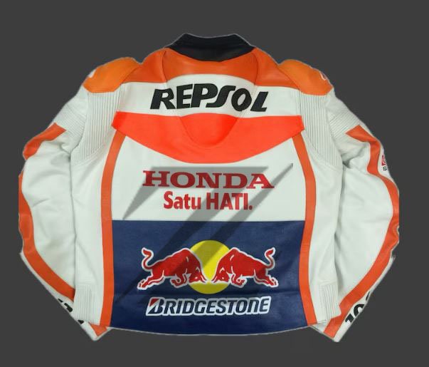 HONDA REPSOL Motorbike Leather Racing and Streetwear Jacket,best Gift ...