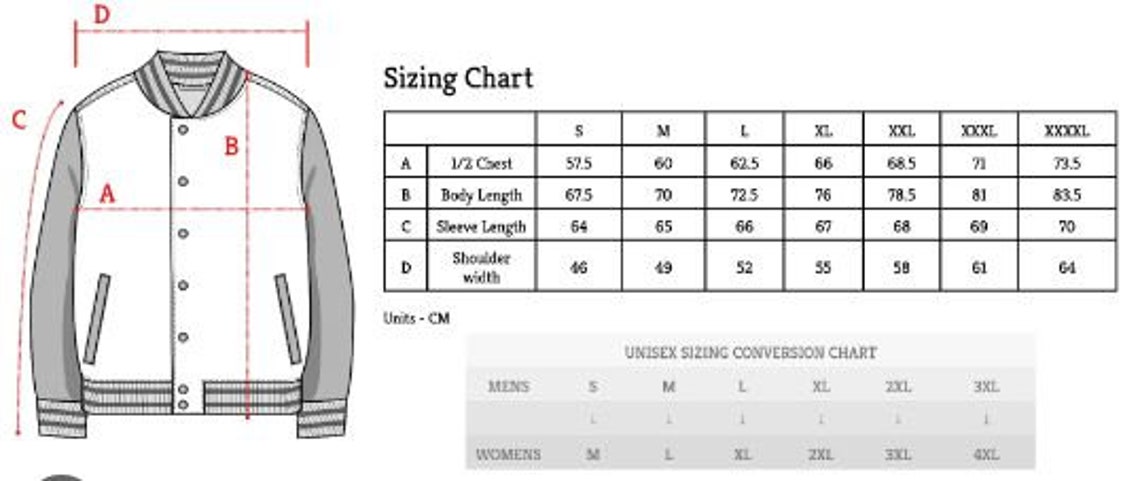 Embroidered Letterman Varsity Jacket • Gift for Friend • Letterman ...