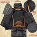 Leathers Men' Classic Side Lace Police Style Motercycle Jacket Coat - Etsy
