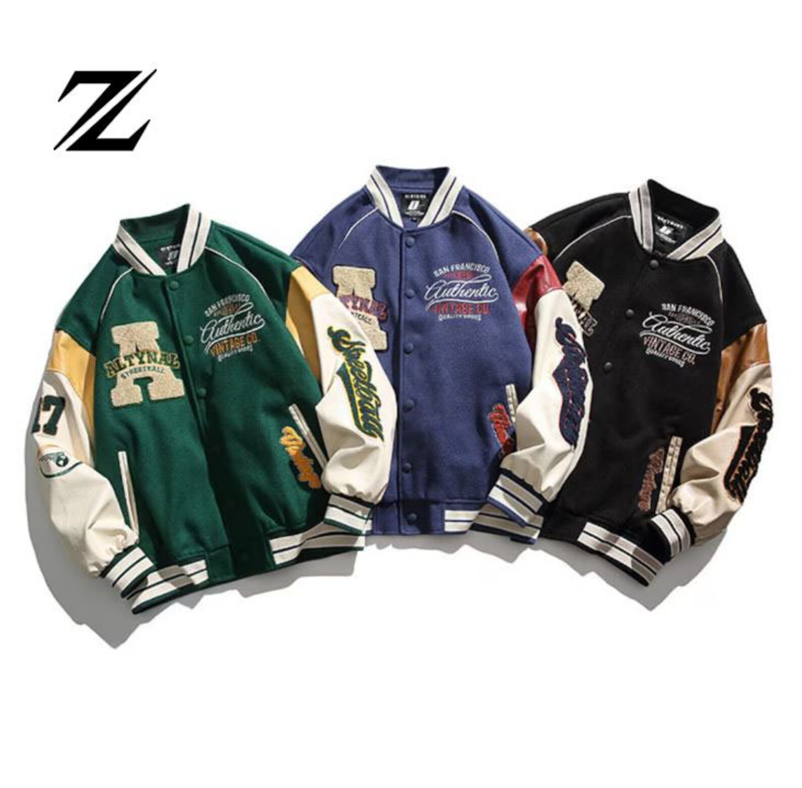 Embroidered Letterman Varsity Jacket • Gift for Friend • Letterman ...