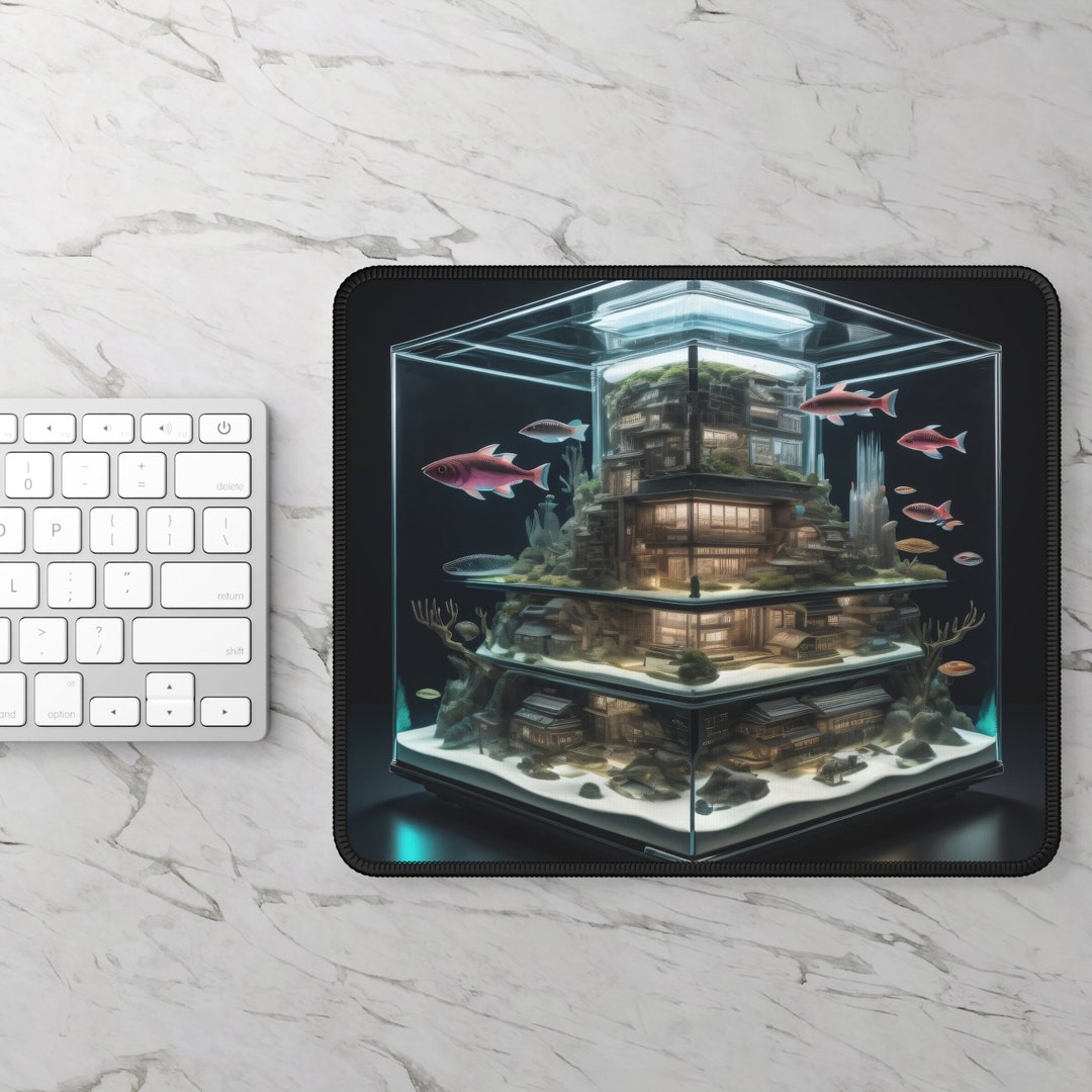 Contemporary Digital Art Mouse Pad Abstract Art Japanese - Etsy