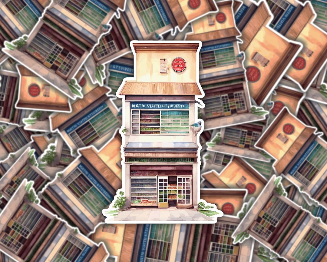 Acute Nostalgia Series - Convenience Store (stickers, Vinyl Stickers ...