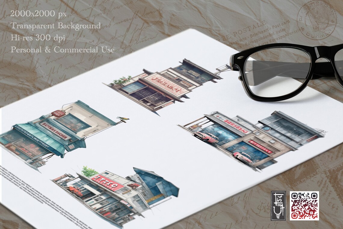 Acute Nostalgia Series - Sticker Sheet 1 | Digital Download ...