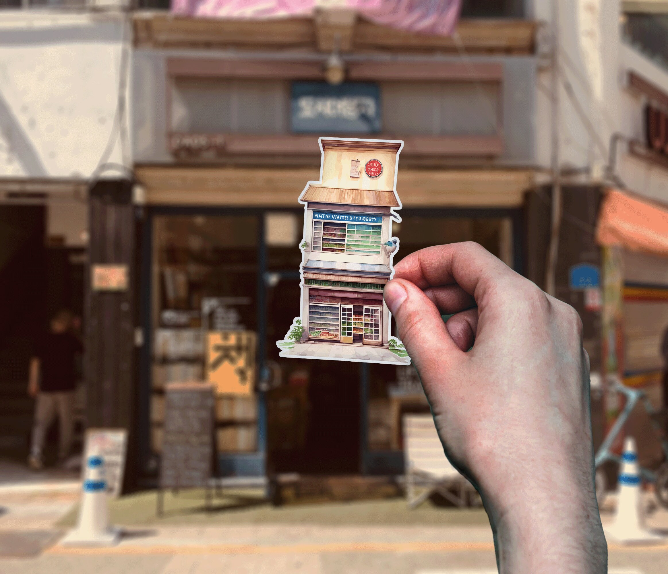 Acute Nostalgia Series - Convenience Store (stickers, Vinyl Stickers ...