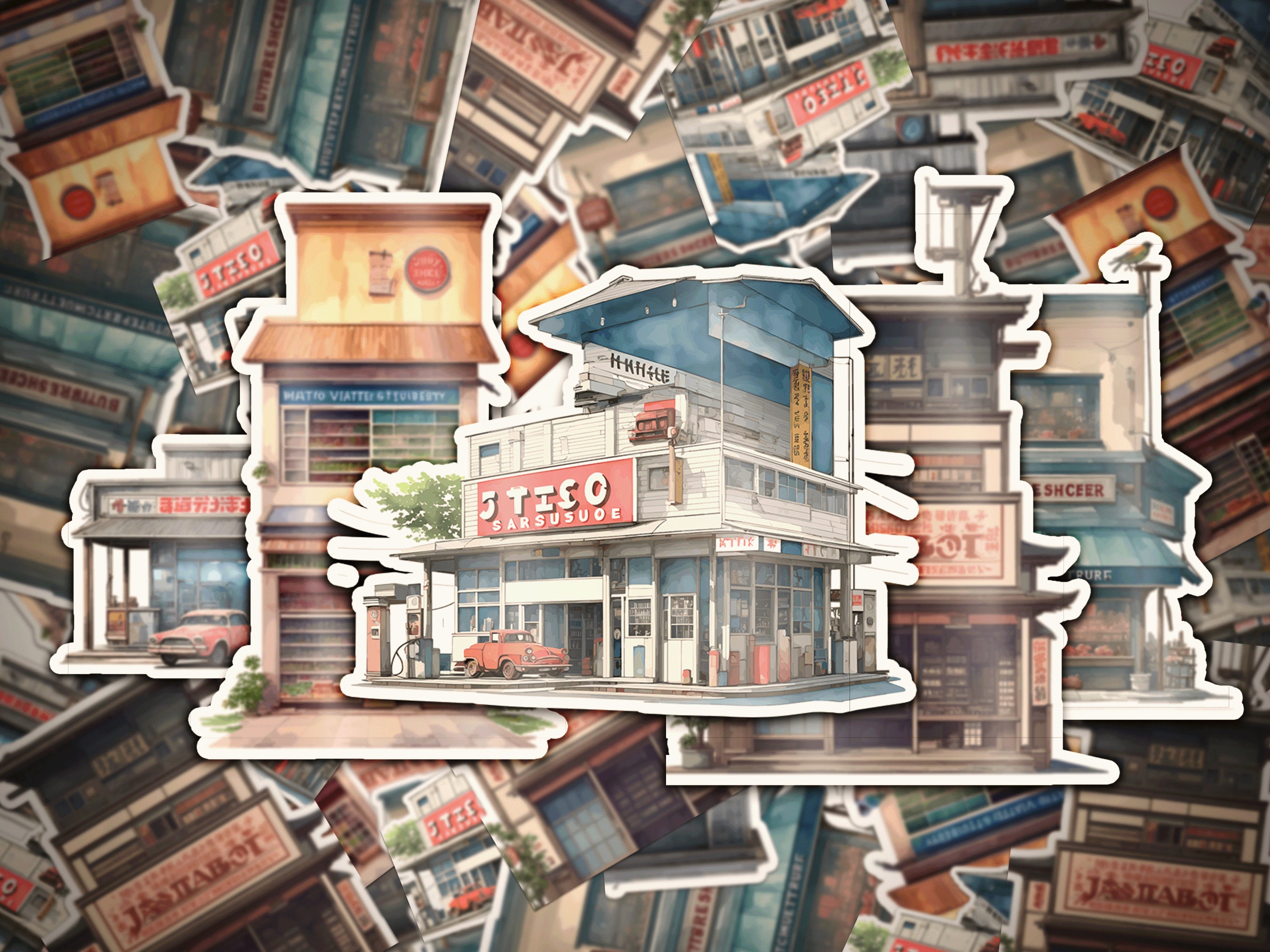 Acute Nostalgia Series - Candies From the Gas Station (stickers, Vinyl ...