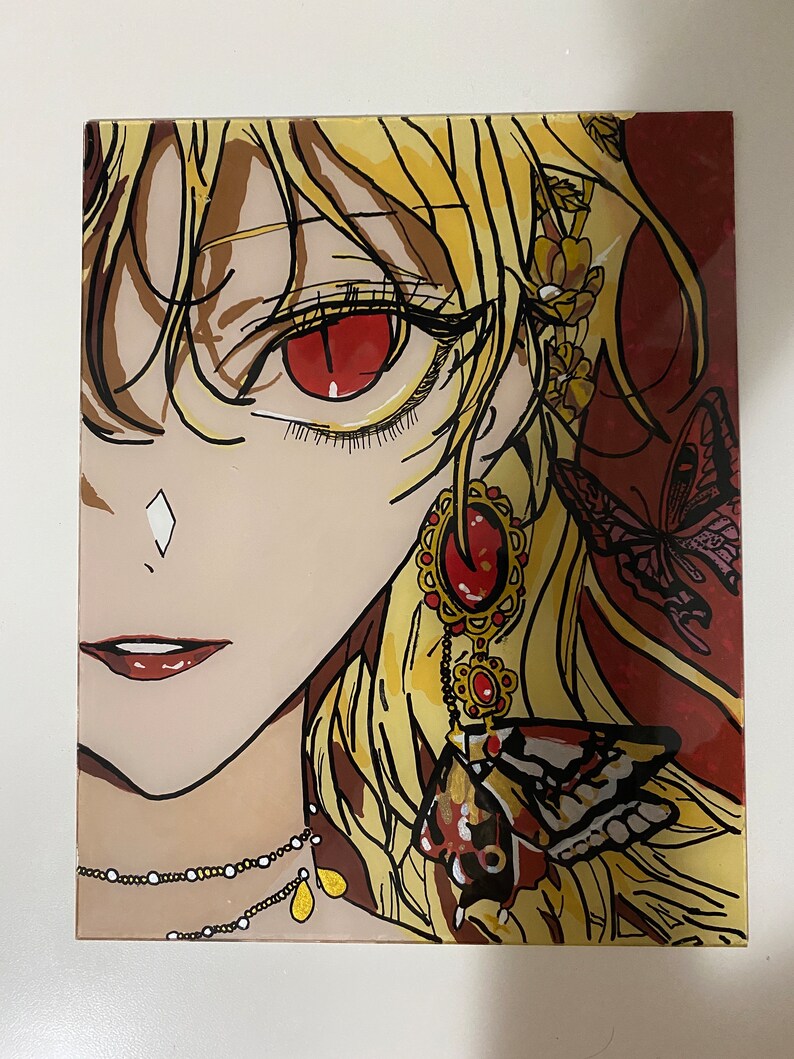 Glass Painting of Roxana Agrece From the Manhwa roxana: the - Etsy