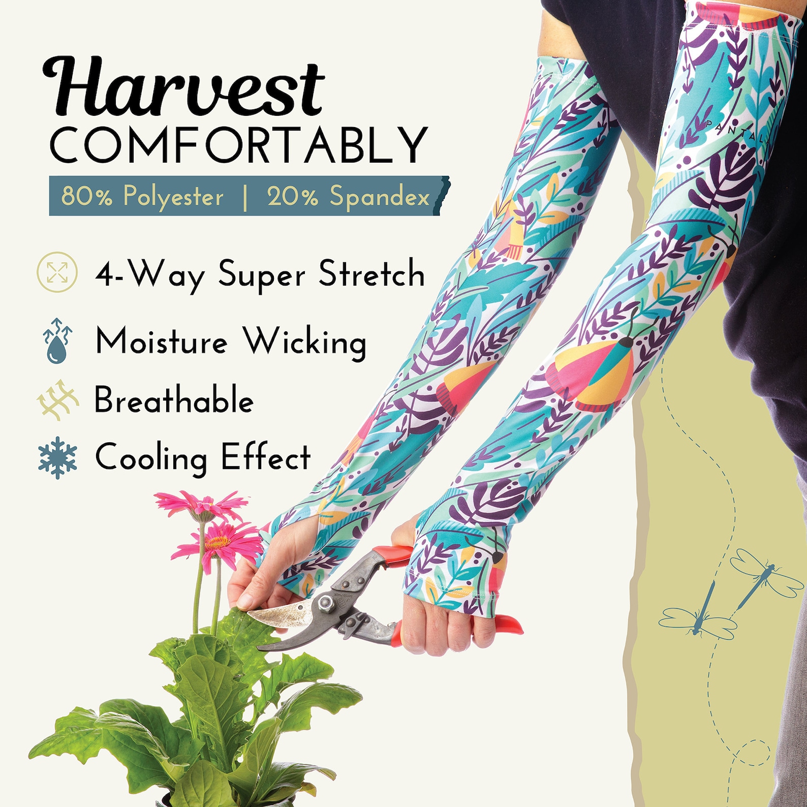 Gardening Sleeves Arm Protection for Women Gardeners, Garden Sleeves for Women, Unique Gift for ...
