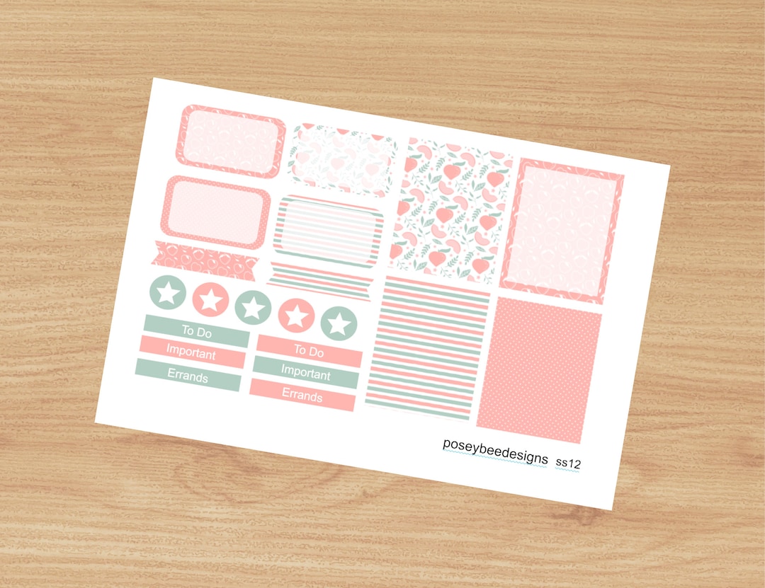 Planner and Calendar Stickers, Journal Stickers, Everyday Stickers ...