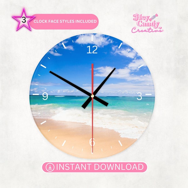 Beach Clock - Etsy