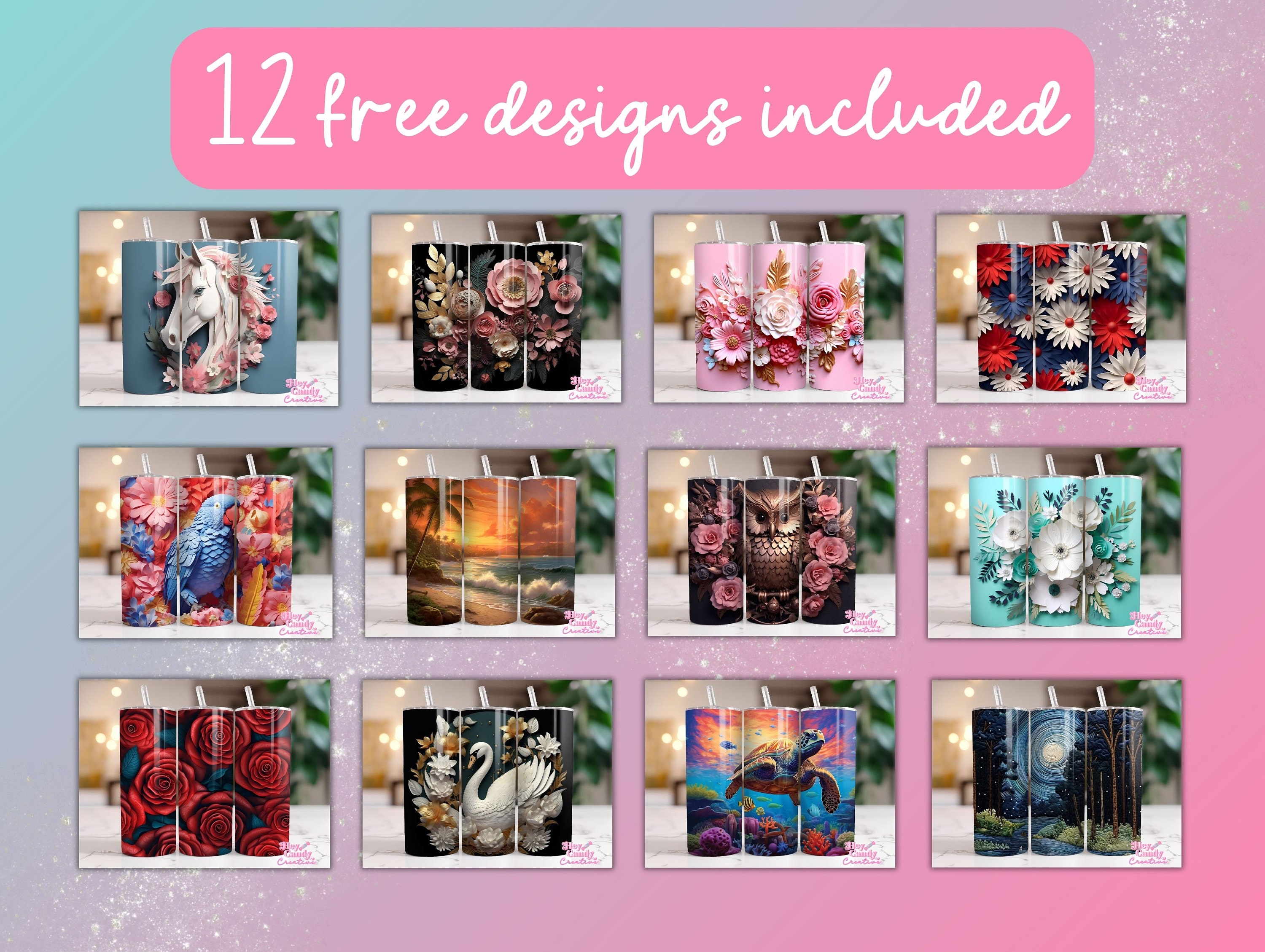 Bull Rider Tumbler Wrap Rodeo Bull Riding 20oz Skinny Sublimation ...