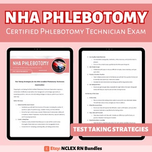 Certified Phlebotomy Technician Exam Bundle 2024-2025 - Instant ...