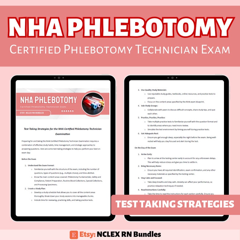 Certified Phlebotomy Technician Exam Bundle 2024-2025 - Instant ...