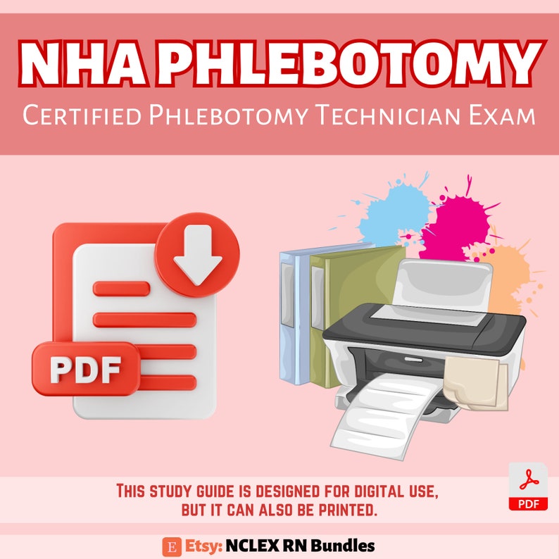 Certified Phlebotomy Technician Exam Bundle 2024-2025 - Instant ...
