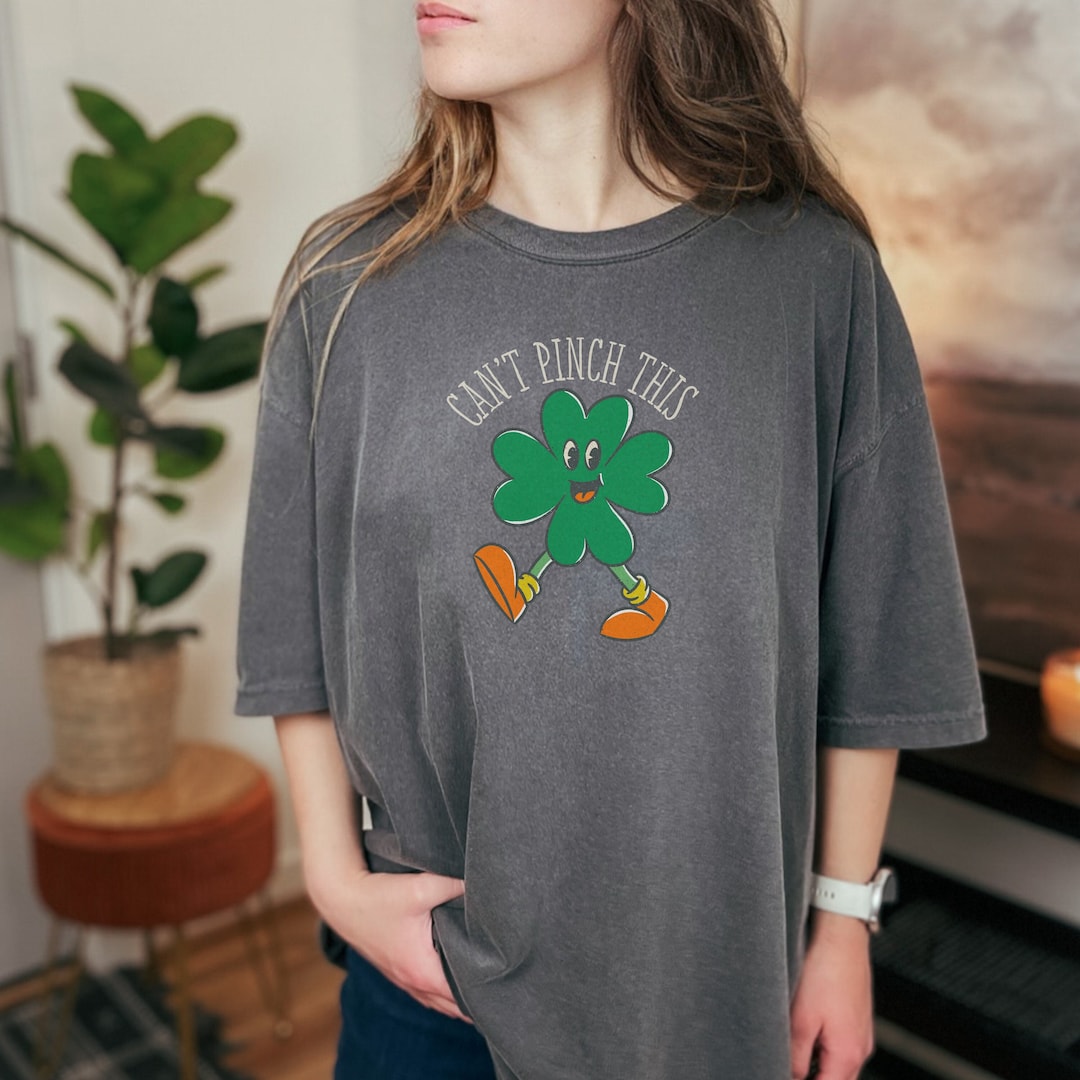 Retro Clover Can't Pinch This Saint Patrick's Day Shirt, Cute Youth ...