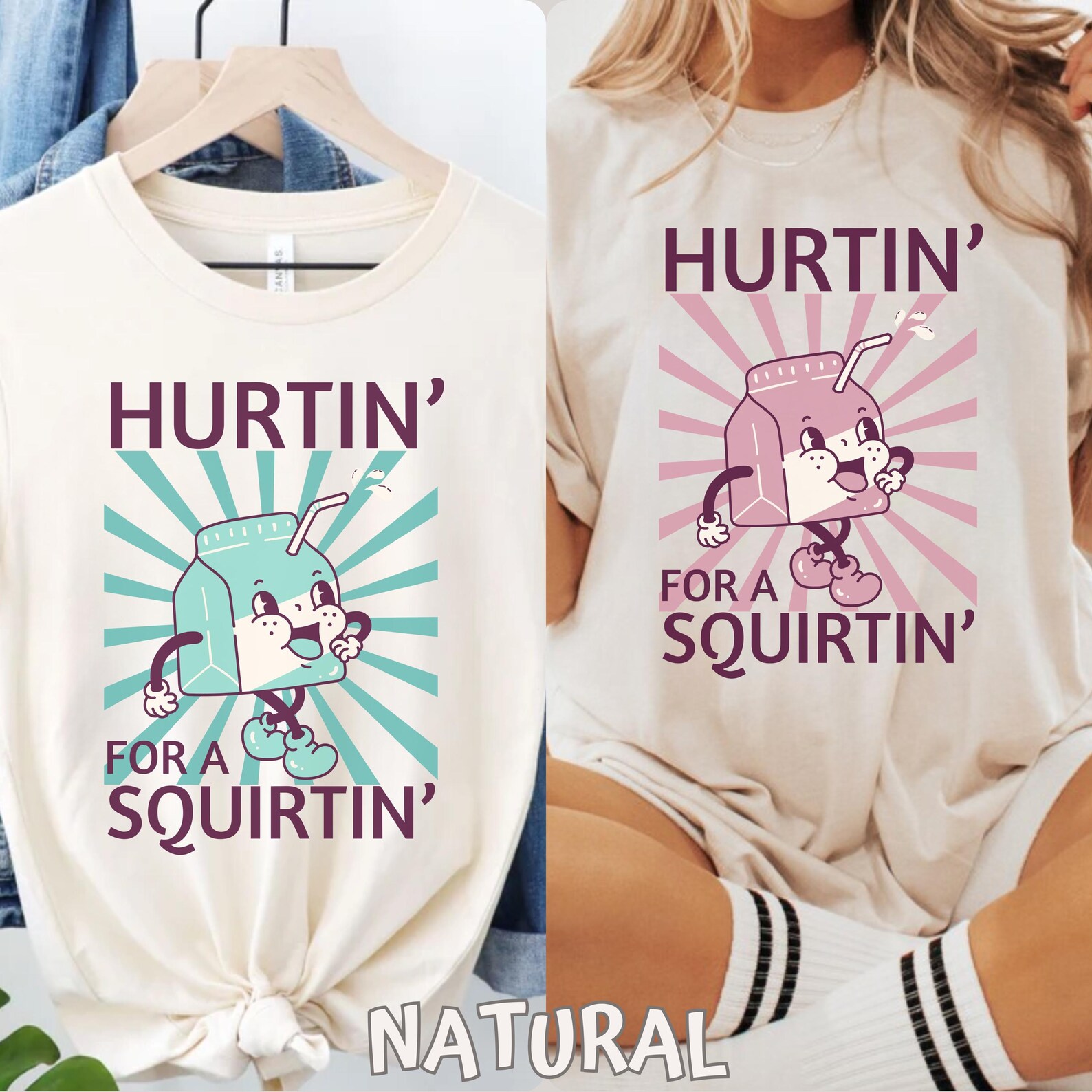Hurtin' for A Squirtin' Bella Canvas Tee, Inappropriate Dirty T Shirt ...