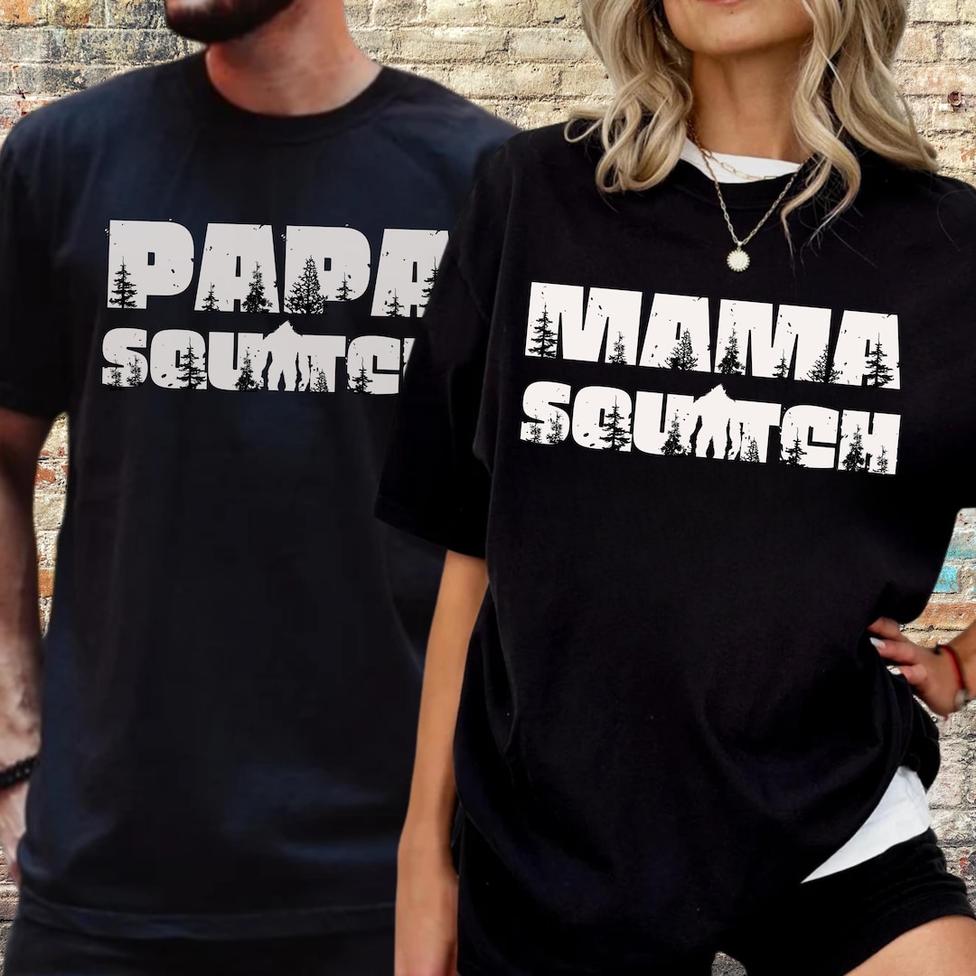 Retro Mama Squatch T-shirt, Sasquatch Mom Shirt, Funny Mama Big Foot ...