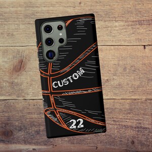 Custom Basketball Gift Phone Case, Personalized Name & Number ...