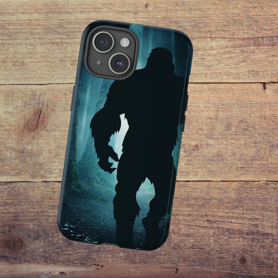 Sasquatch Silhouette Phone, Squatch Phone Case, Believe Big Foot, Funny ...