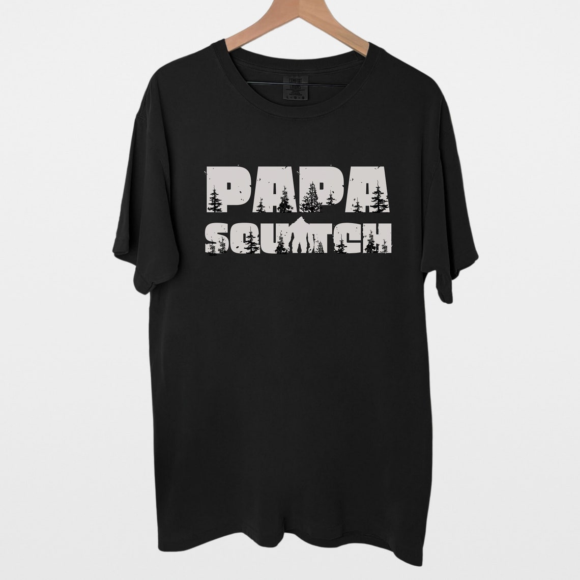 Retro Papa Squatch T-shirt, Sasquatch Dad Shirt, Funny Mama Big Foot ...