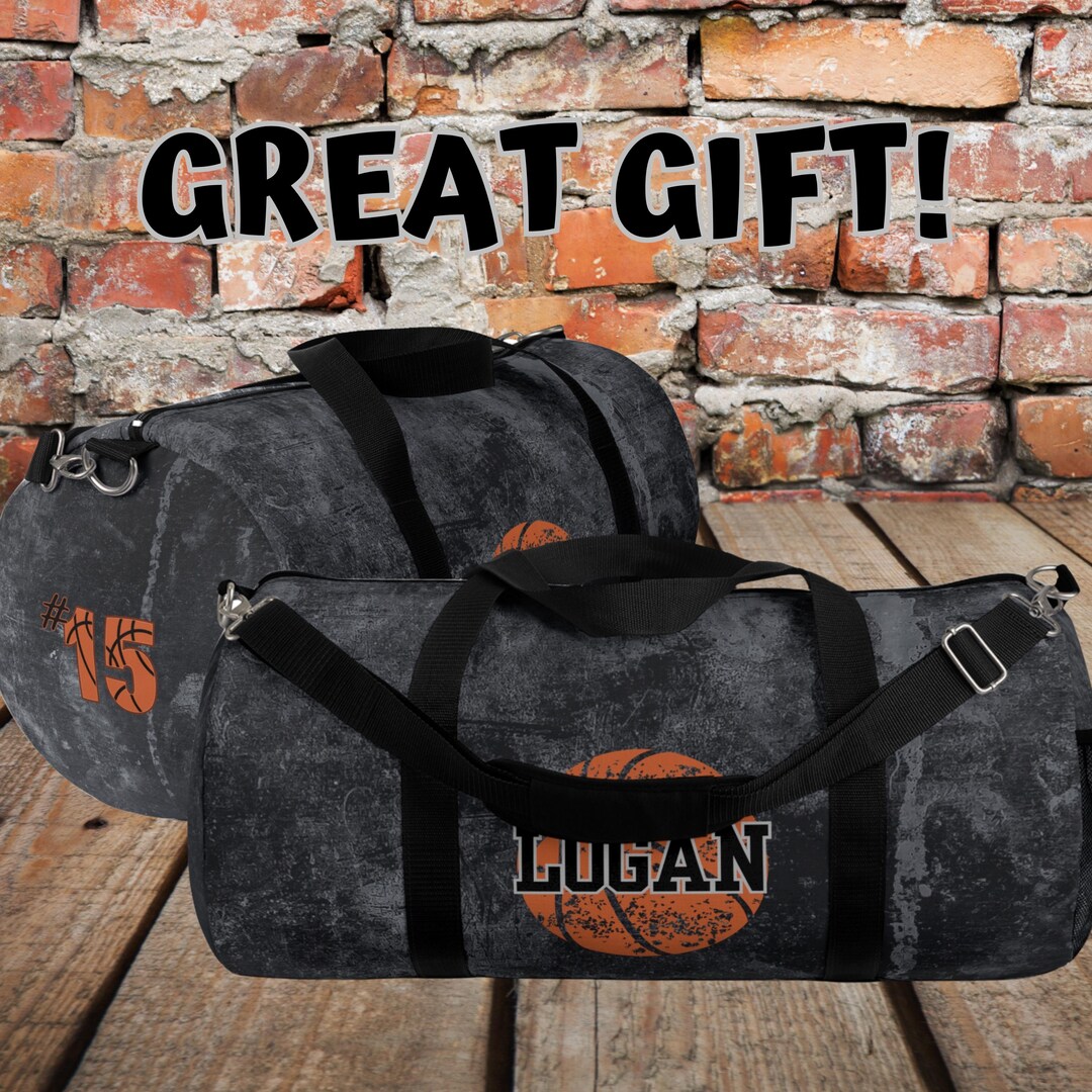 Custom Basketball Duffle Bag, Personalized Basketball Gift, Basketball ...